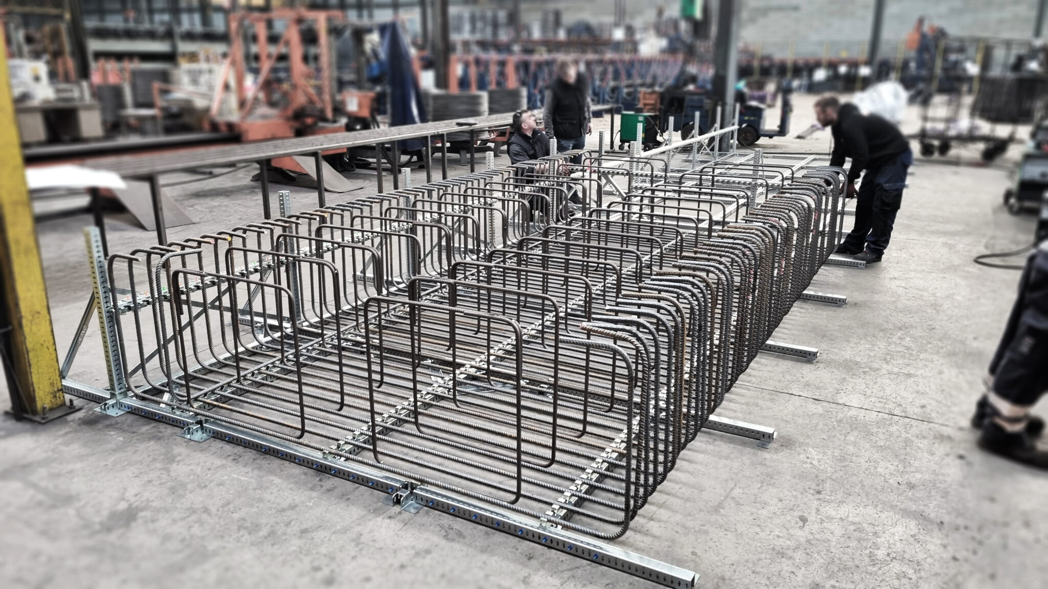 JIG SYSTEM: FLOOR SETUP WITH BACKING - SKEW JIG Systems